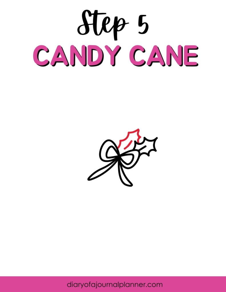 How To Draw A Candy Cane – Easy Candy Cane Drawing To Try