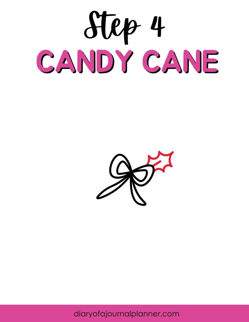 How To Draw A Candy Cane – Easy Candy Cane Drawing To Try