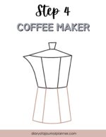 How To Draw A Coffee Maker – Easy Coffee Maker Drawing To Try