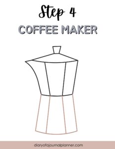 How To Draw A Coffee Maker – Easy Coffee Maker Drawing To Try