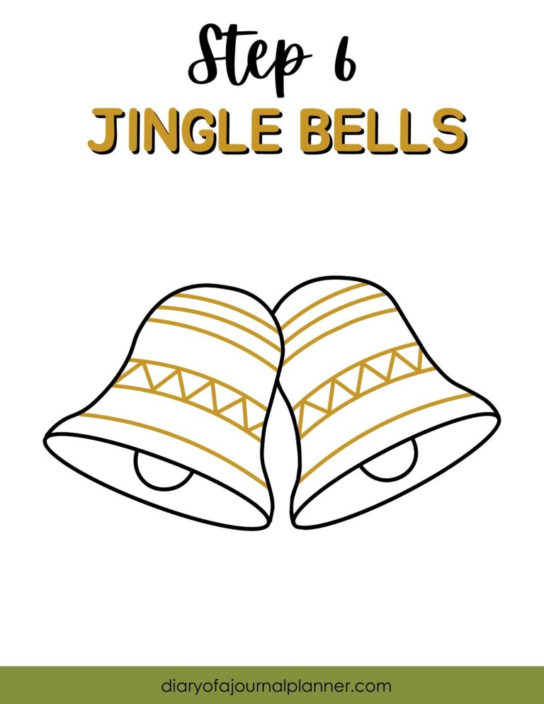 How to Draw Jingle Bells – Easy Christmas Bells Drawing To Try