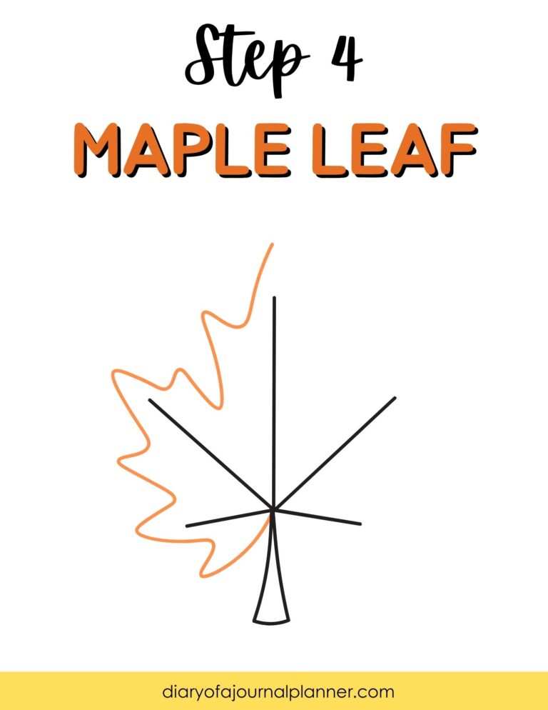 How To Draw A Maple Leaf - Easy Maple Leaf Drawing To Try