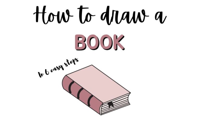 How To Draw A Closed Book – Easy Closed Book Drawing To Try