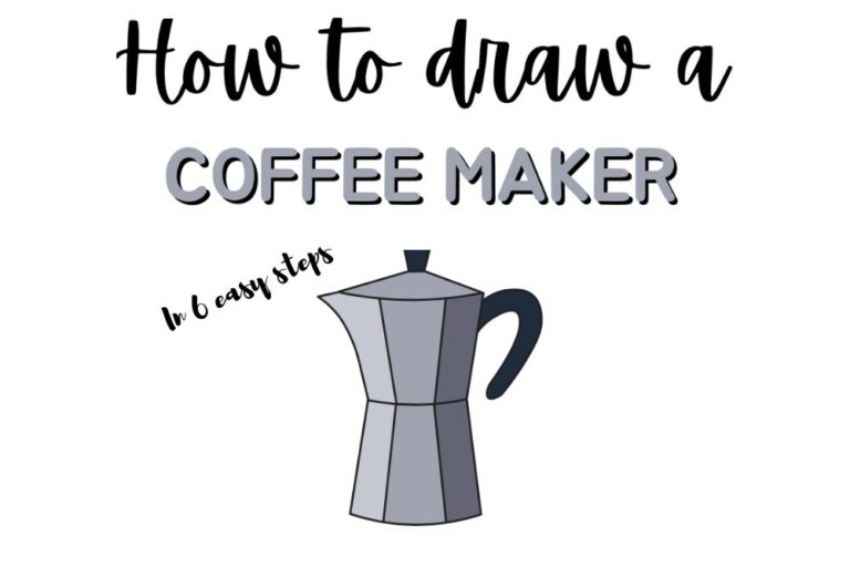 How To Draw A Coffee Maker – Easy Coffee Maker Drawing To Try