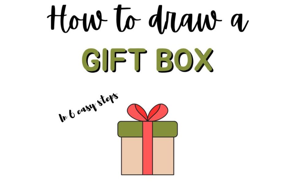 How to Draw A Gift Box – Easy Gift Box Drawing To Try