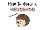 How To Draw A Hedgehog – Easy Hedgehog Drawing To Try