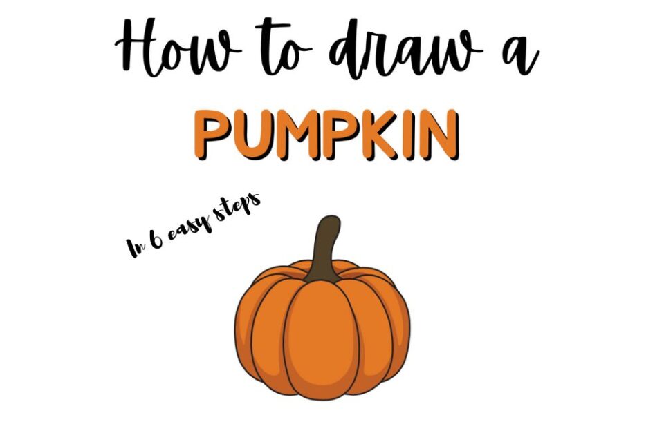 How To Draw A Pumpkin – Easy Pumpkin Drawing To Try