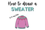 How To Draw A Sweater – Easy Sweater Drawing To Try