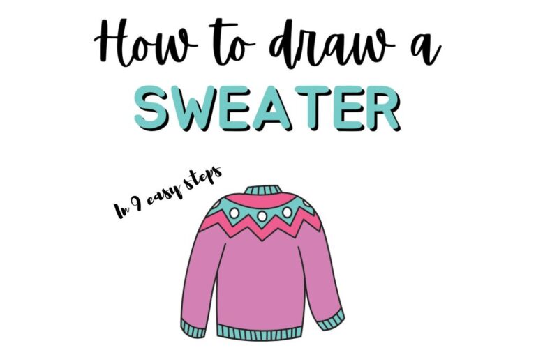 How To Draw A Sweater – Easy Sweater Drawing To Try