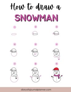 Easy Christmas Doodles (19 Cute Christmassy Bullet Journal Doodles)