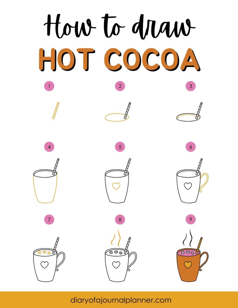 Easy Winter Doodles For Beginners