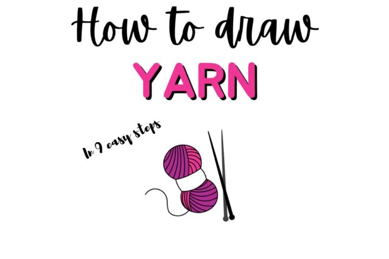 How To Draw Yarn – Easy Yarn Drawing To Try