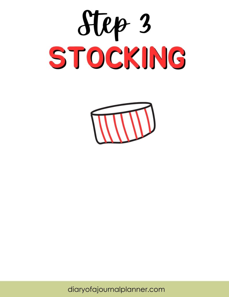 How to Draw A Stocking – Easy Christmas Stocking Drawing To Try