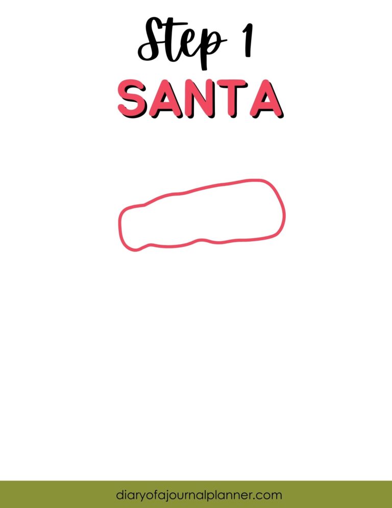 How to Draw Santa – Easy Santa Drawing To Try