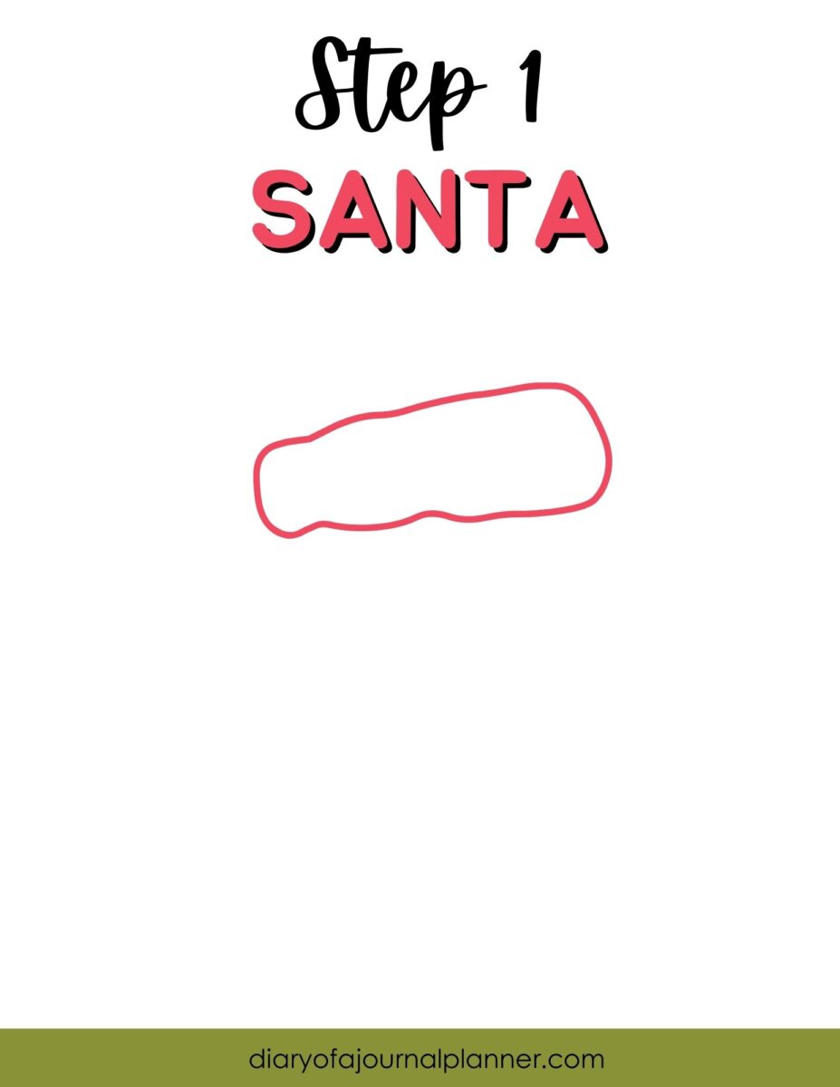 How to Draw Santa – Easy Santa Drawing To Try