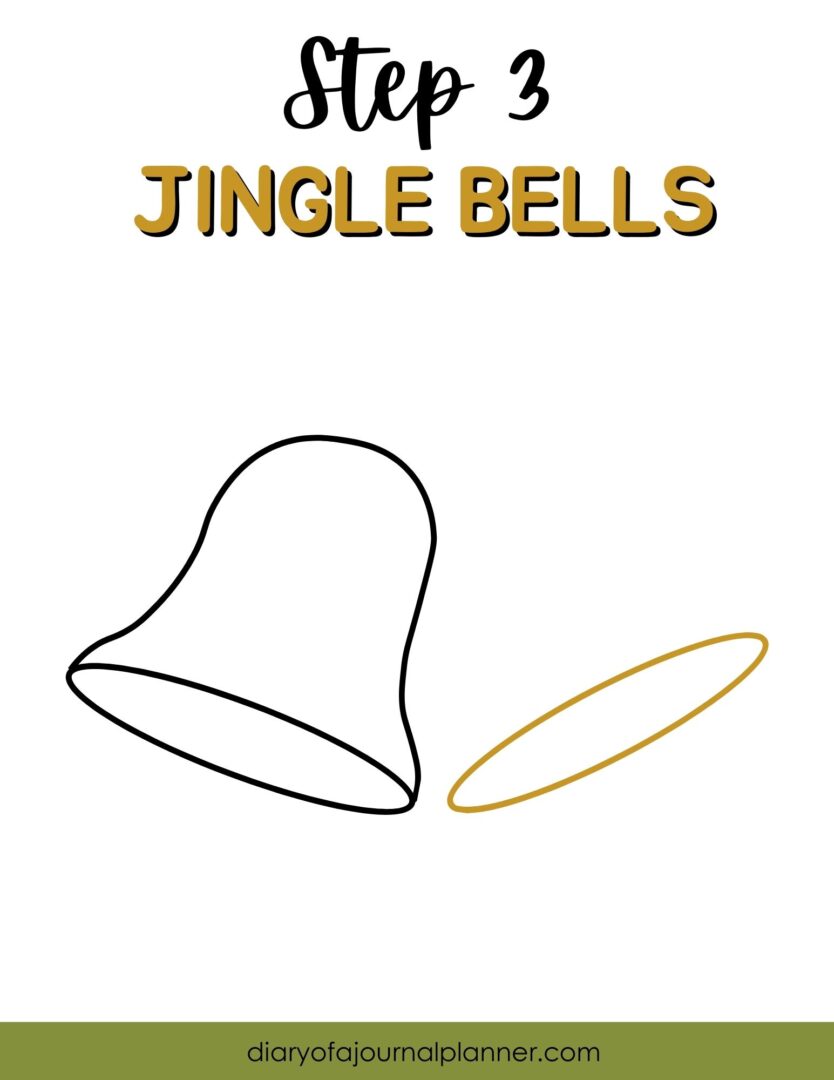 How to Draw Jingle Bells – Easy Christmas Bells Drawing To Try
