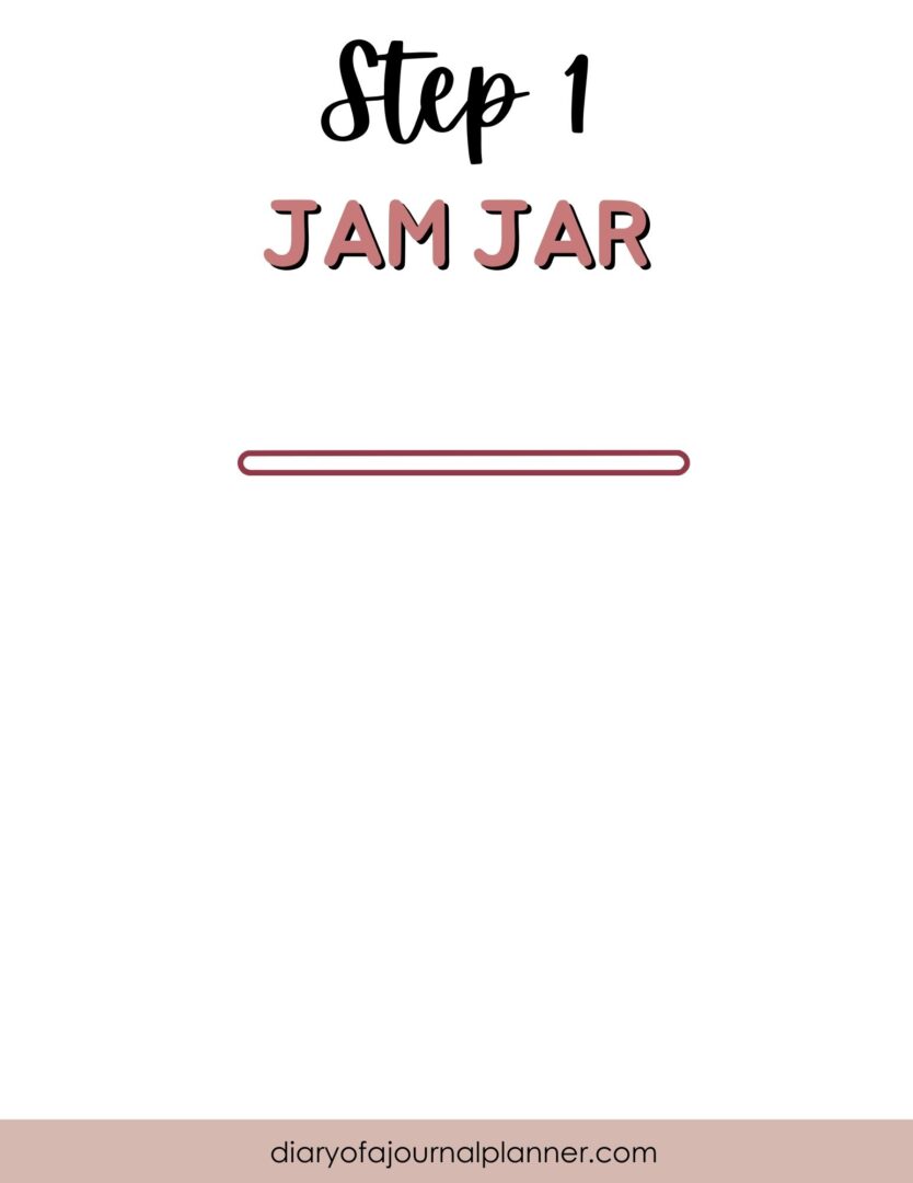 Easy Jam Jar Drawing - How To Draw A Jam Jar for Beginners