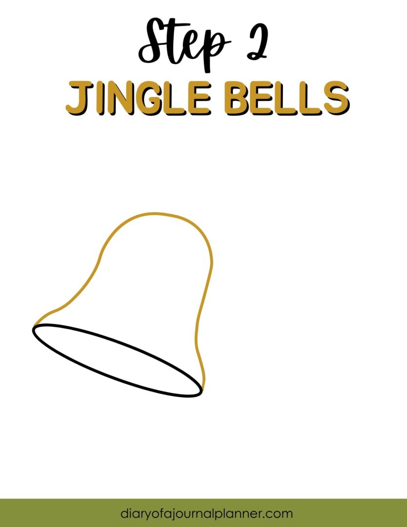 How to Draw Jingle Bells – Easy Christmas Bells Drawing To Try