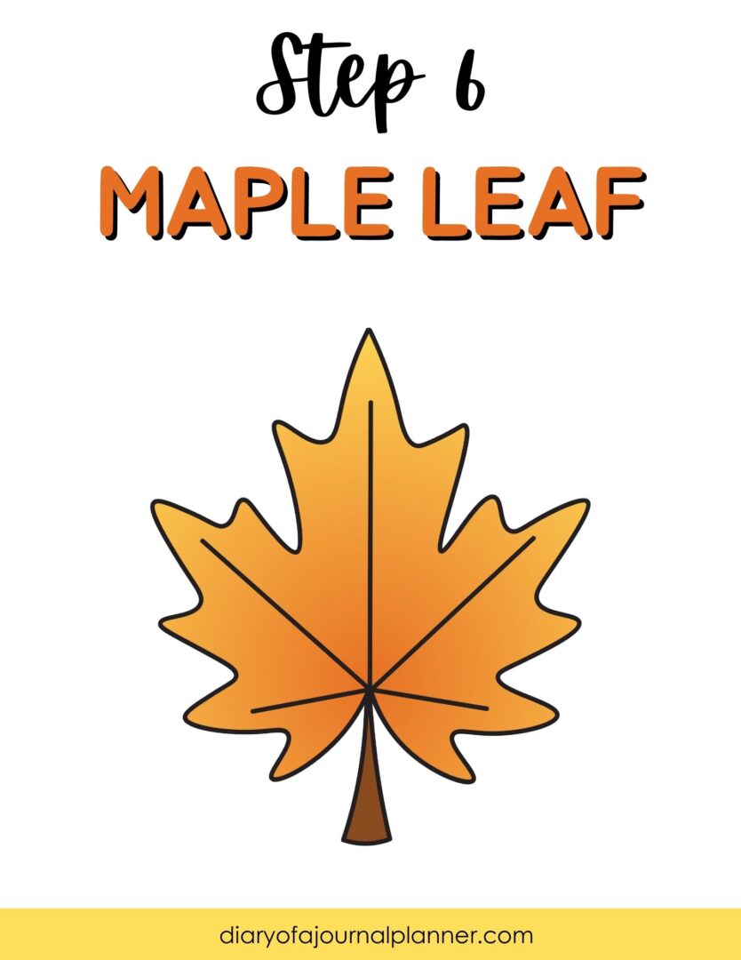 How To Draw A Maple Leaf - Easy Maple Leaf Drawing To Try