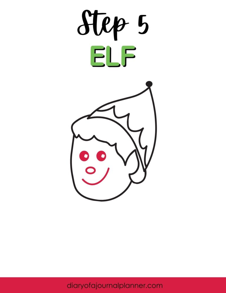 How To Draw An Elf – Easy Christmas Elf Drawing To Try
