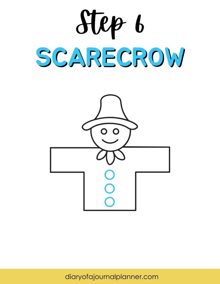 How To Draw A Scarecrow – Easy Scarecrow Drawing To Try
