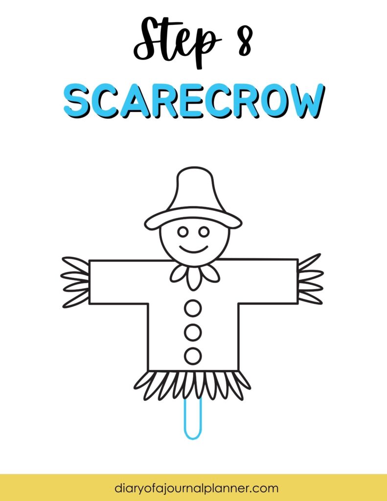 How To Draw A Scarecrow – Easy Scarecrow Drawing To Try