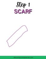 How To Draw A Scarf – Easy Scarf Drawing To Try