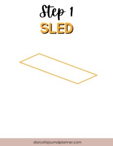How To Draw A Sled – Easy Sled Drawing To Try