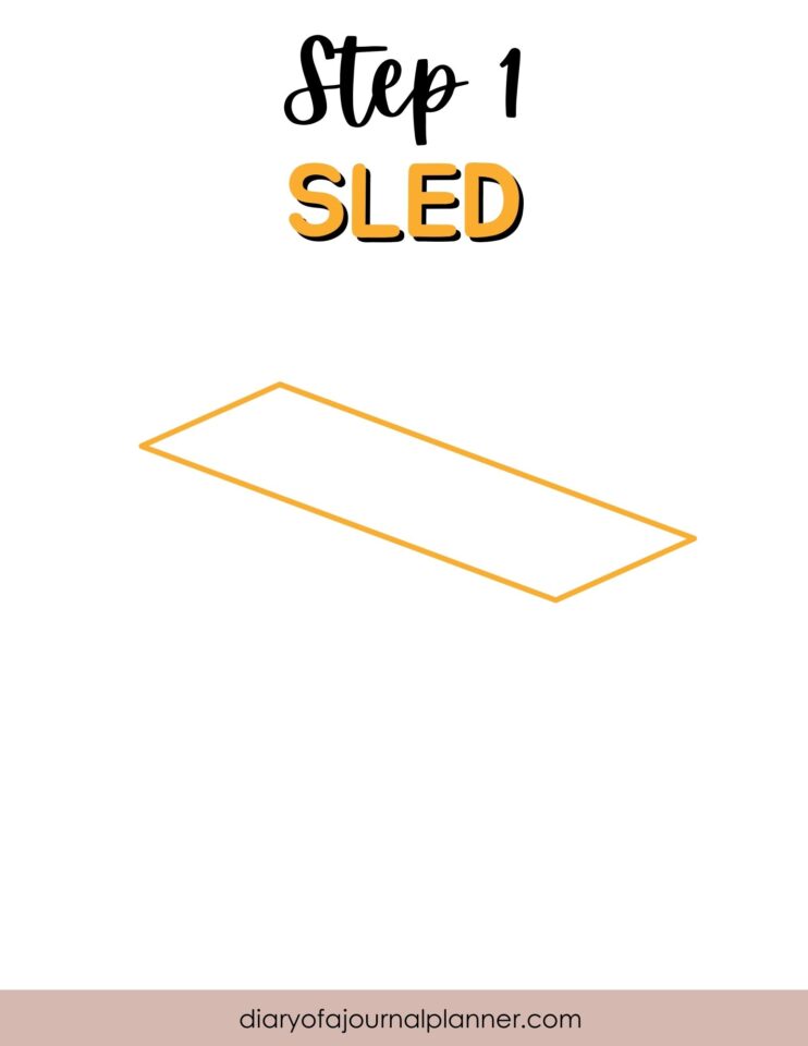 How To Draw A Sled – Easy Sled Drawing To Try