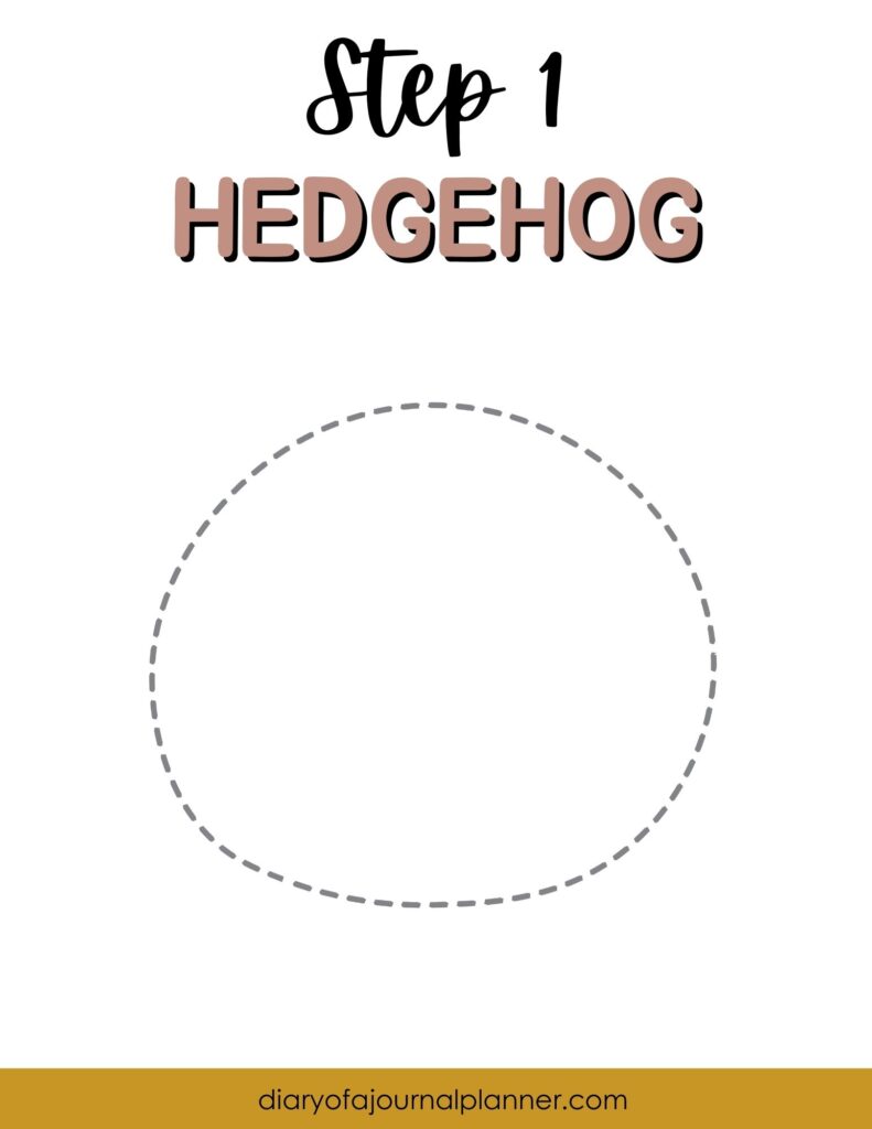 How To Draw A Hedgehog – Easy Hedgehog Drawing To Try