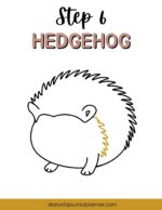 How To Draw A Hedgehog – Easy Hedgehog Drawing To Try