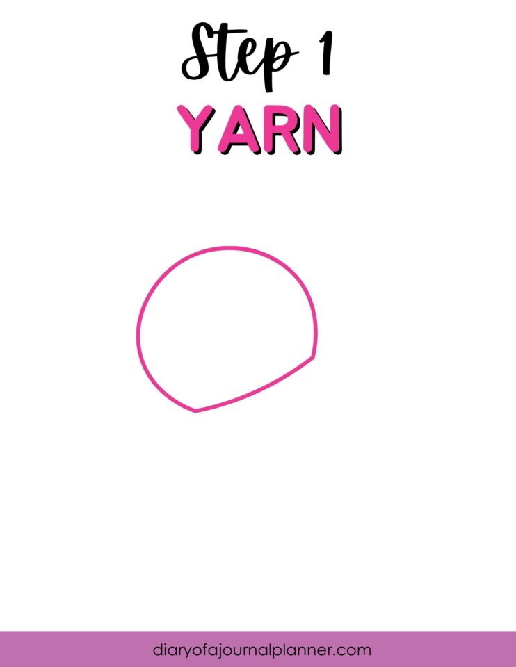 How To Draw Yarn – Easy Yarn Drawing To Try
