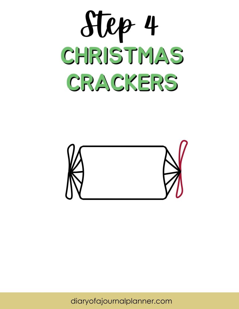 How To Draw Christmas Crackers – Easy Christmas Crackers Drawing To Try