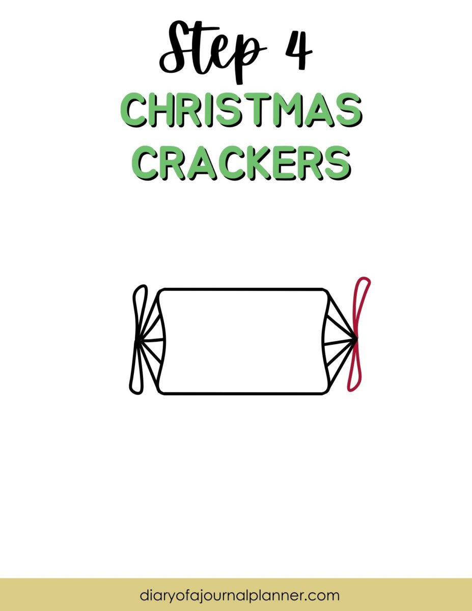 How To Draw Christmas Crackers – Easy Christmas Crackers Drawing To Try