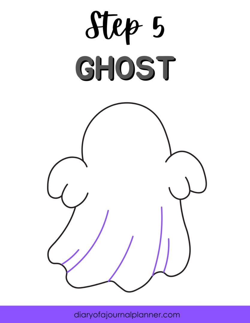 How To Draw A Ghost – Easy Ghost Drawing To Try