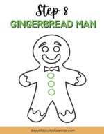 How to Draw A Gingerbread Man – Easy Gingerbread Man Drawing To Try