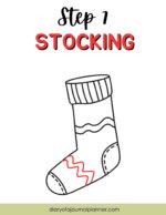 How to Draw A Stocking – Easy Christmas Stocking Drawing To Try