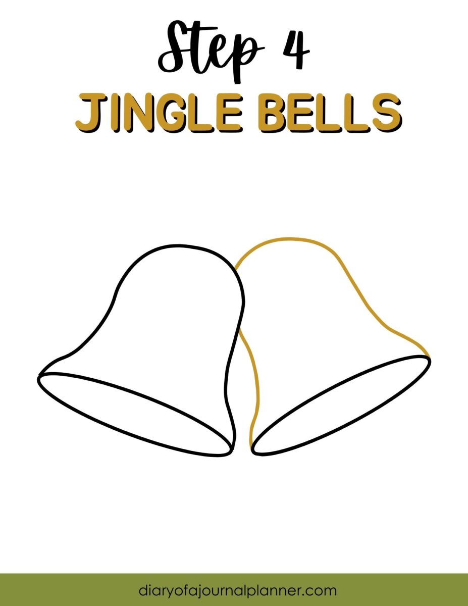 How to Draw Jingle Bells – Easy Christmas Bells Drawing To Try