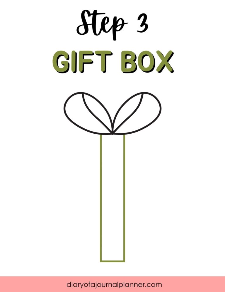 How to Draw A Gift Box – Easy Gift Box Drawing To Try