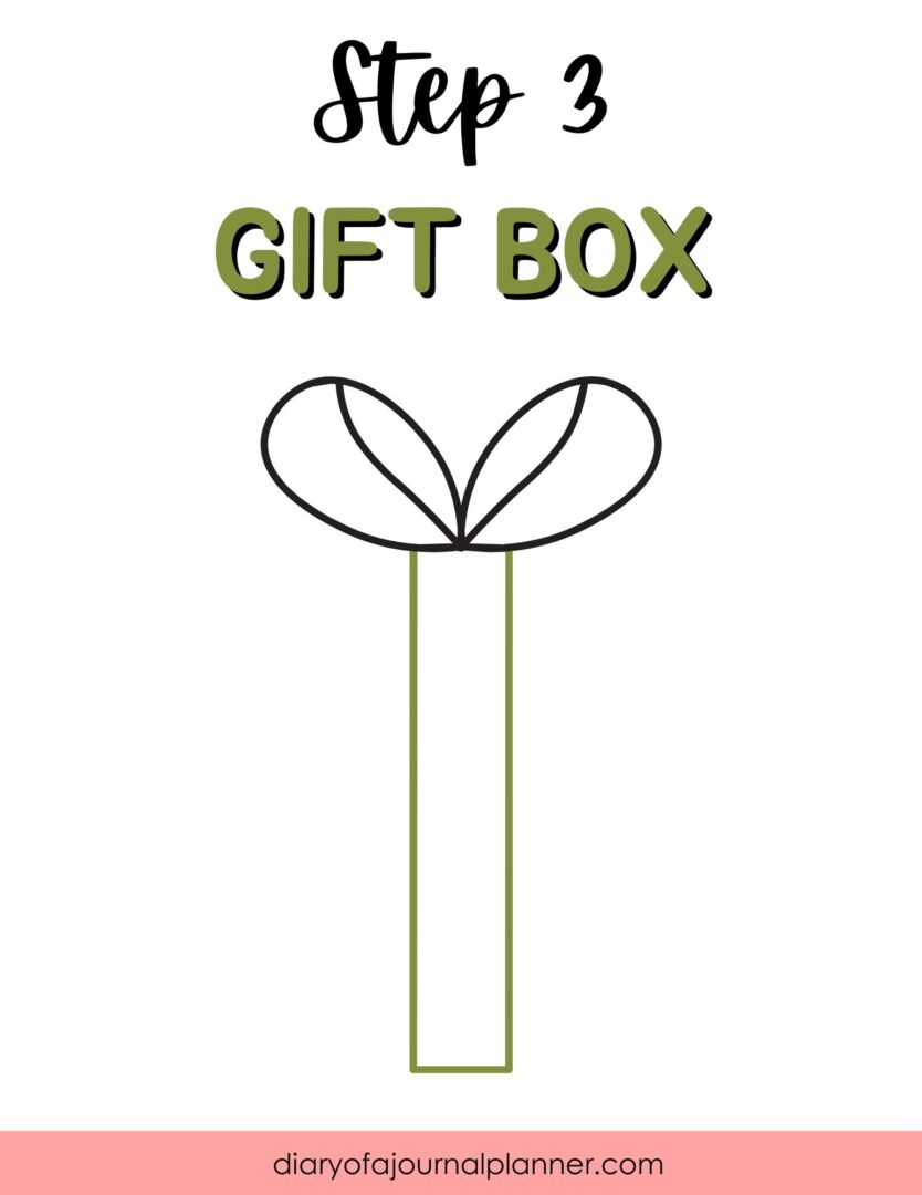 How to Draw A Gift Box – Easy Gift Box Drawing To Try