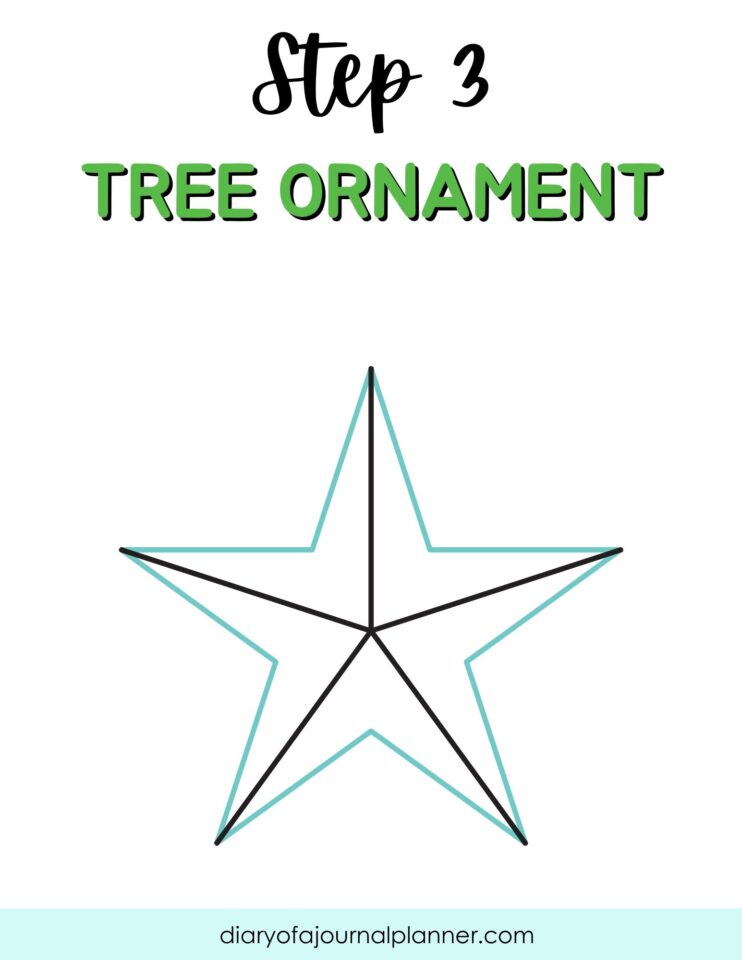 How to Draw A Star Ornament – Easy Star Ornament Drawing To Try