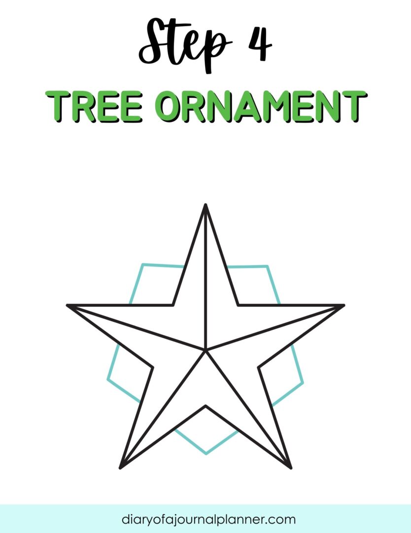 How to Draw A Star Ornament – Easy Star Ornament Drawing To Try