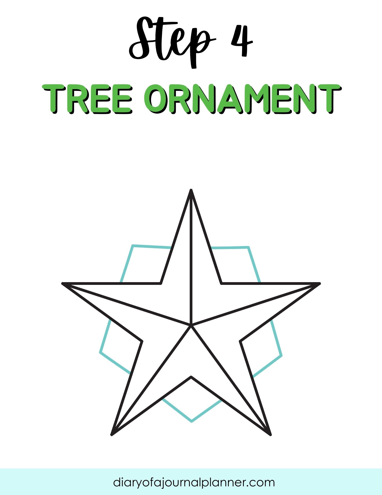 How to Draw A Star Ornament – Easy Star Ornament Drawing To Try