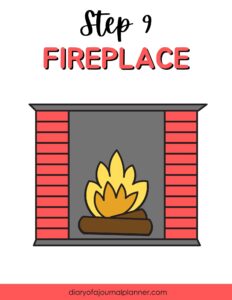 How To Draw A Fireplace – Easy Fireplace Drawing To Try