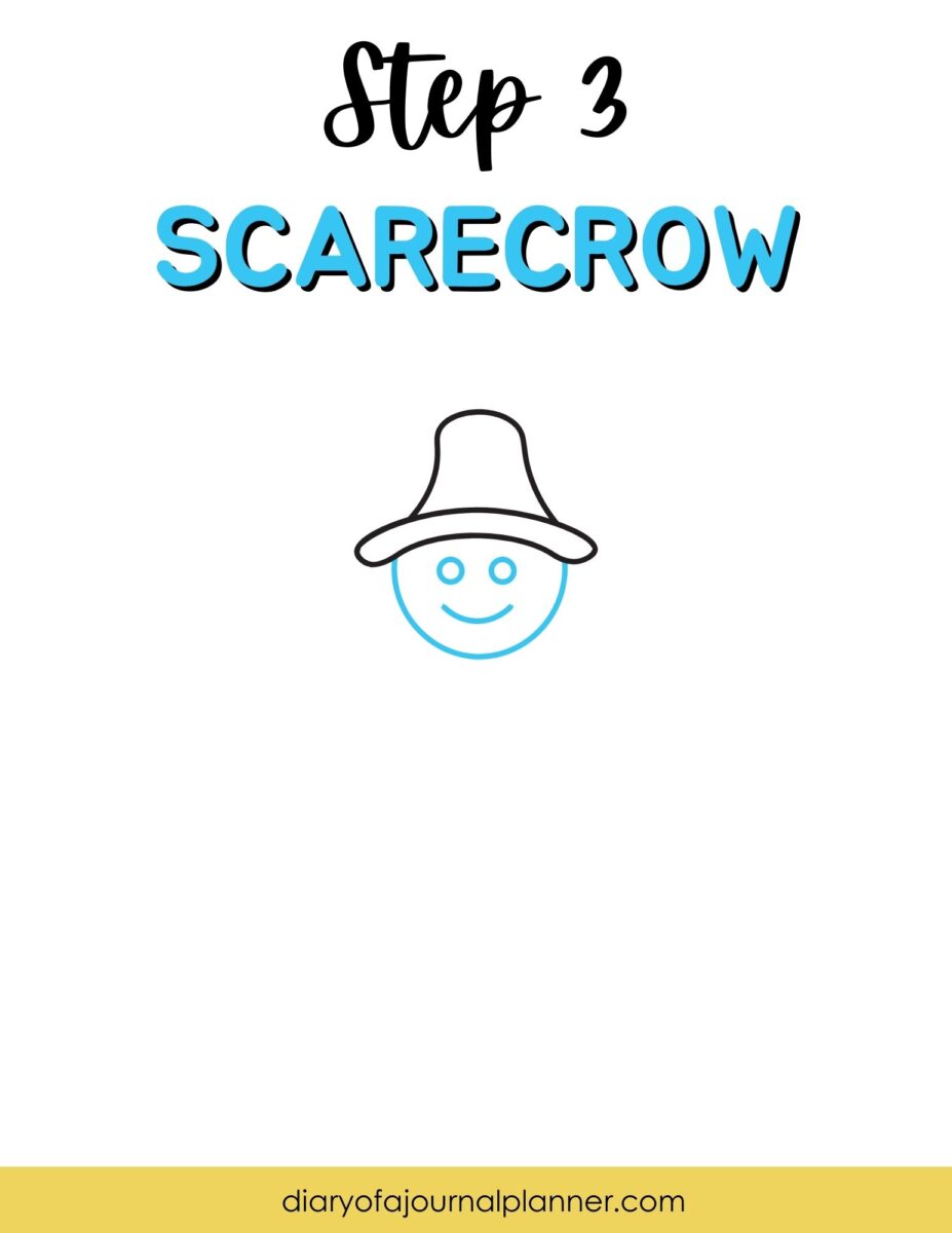 How To Draw A Scarecrow – Easy Scarecrow Drawing To Try
