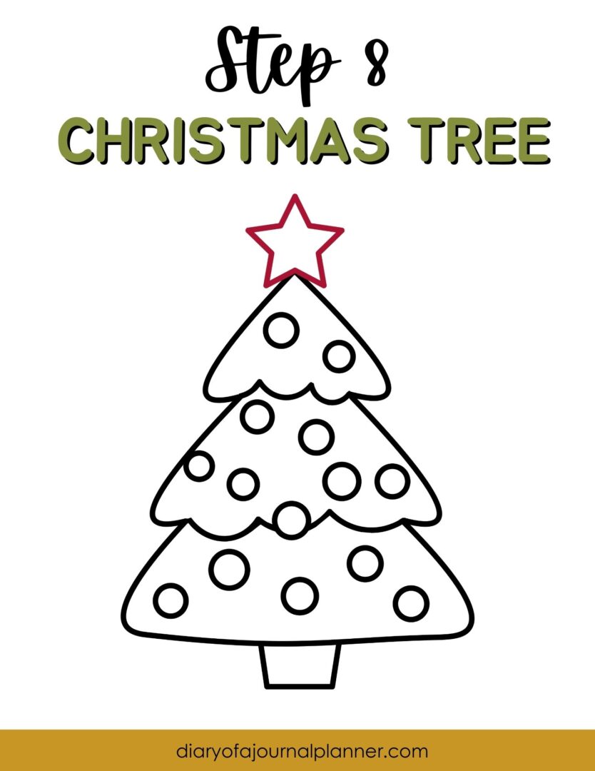 How To Draw A Christmas Tree – Easy Christmas Tree Drawing To Try
