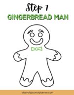 How to Draw A Gingerbread Man – Easy Gingerbread Man Drawing To Try