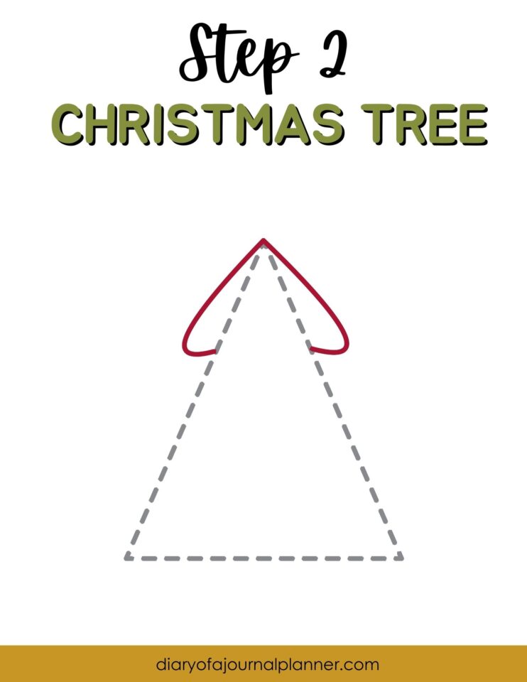 How To Draw A Christmas Tree – Easy Christmas Tree Drawing To Try