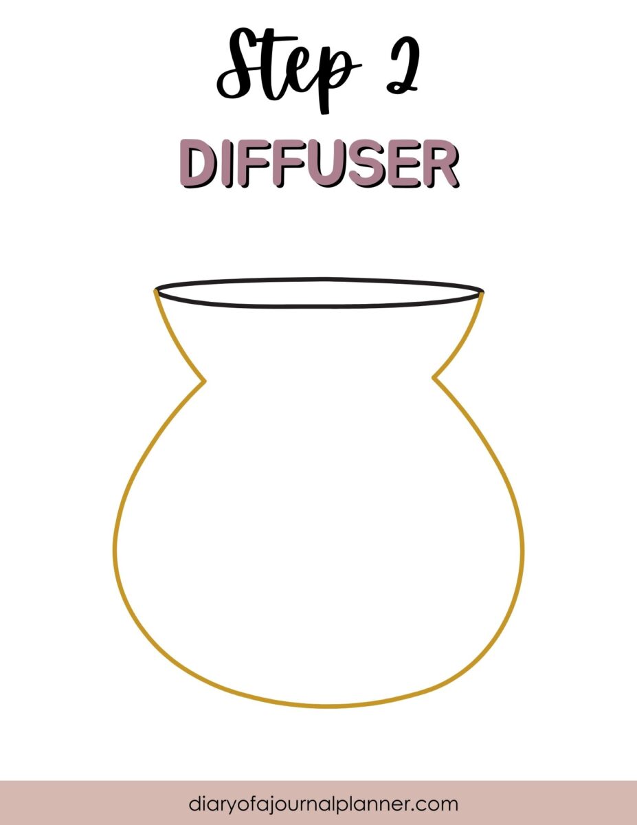 How To Draw A Diffuser – Easy Diffuser Drawing To Try