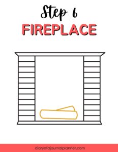 How To Draw A Fireplace – Easy Fireplace Drawing To Try